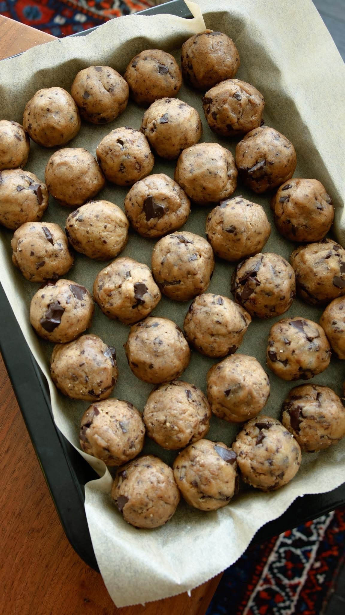 Frozen Brown Butter Sourdough Chocolate Chip Cookies (Ready to Bake ...